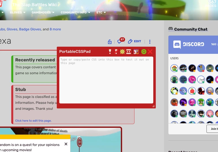 Portable CSS pad | Fandom