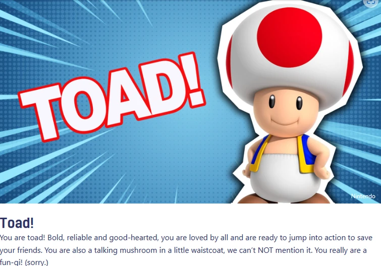 I took a Mario quiz and got... | Fandom