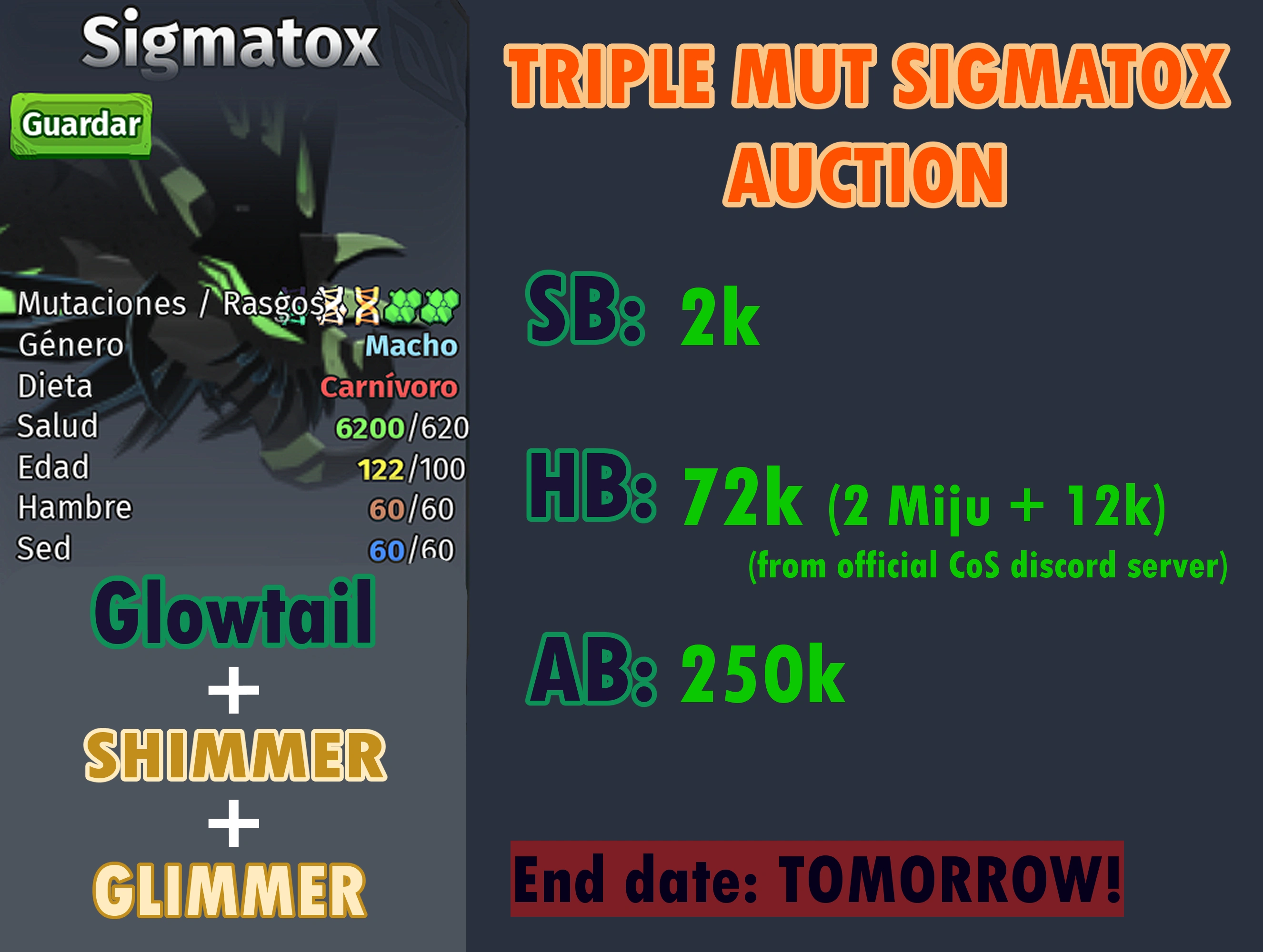 Triple mut Sig (shimGlimGlowtail) Ends tomorrow | Fandom
