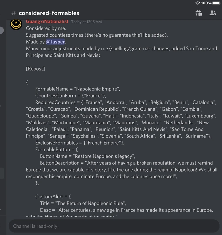 2 new considered formables | Fandom