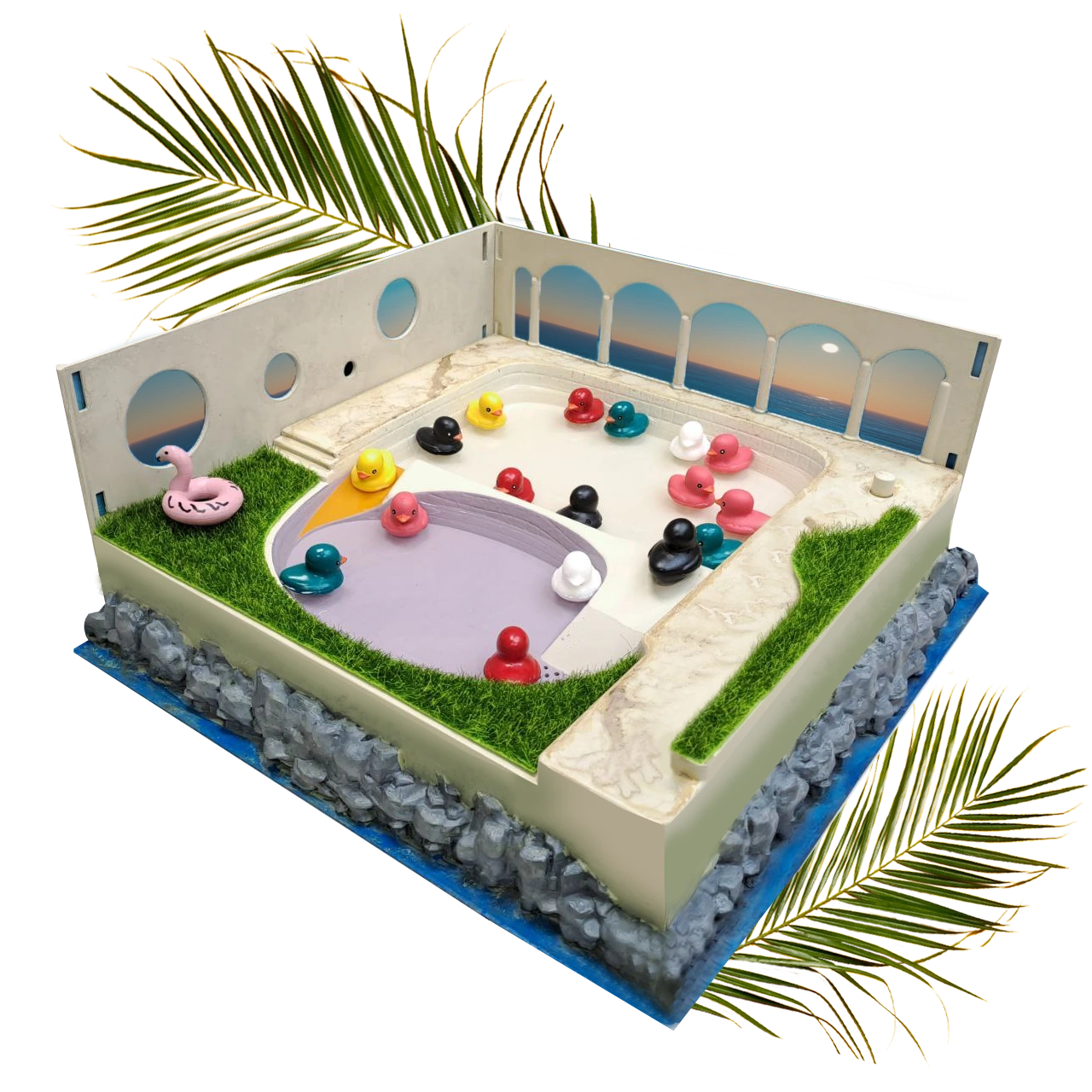 They are making a scale model of the pool | Fandom