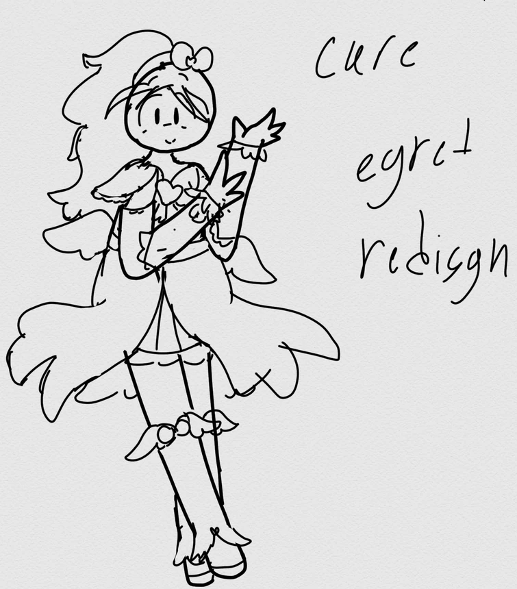 Cure egret redesign | Fandom