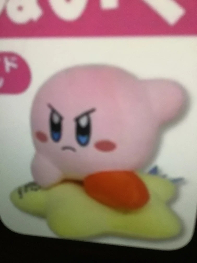 Kirby riding in his warp star (plush version) | Fandom