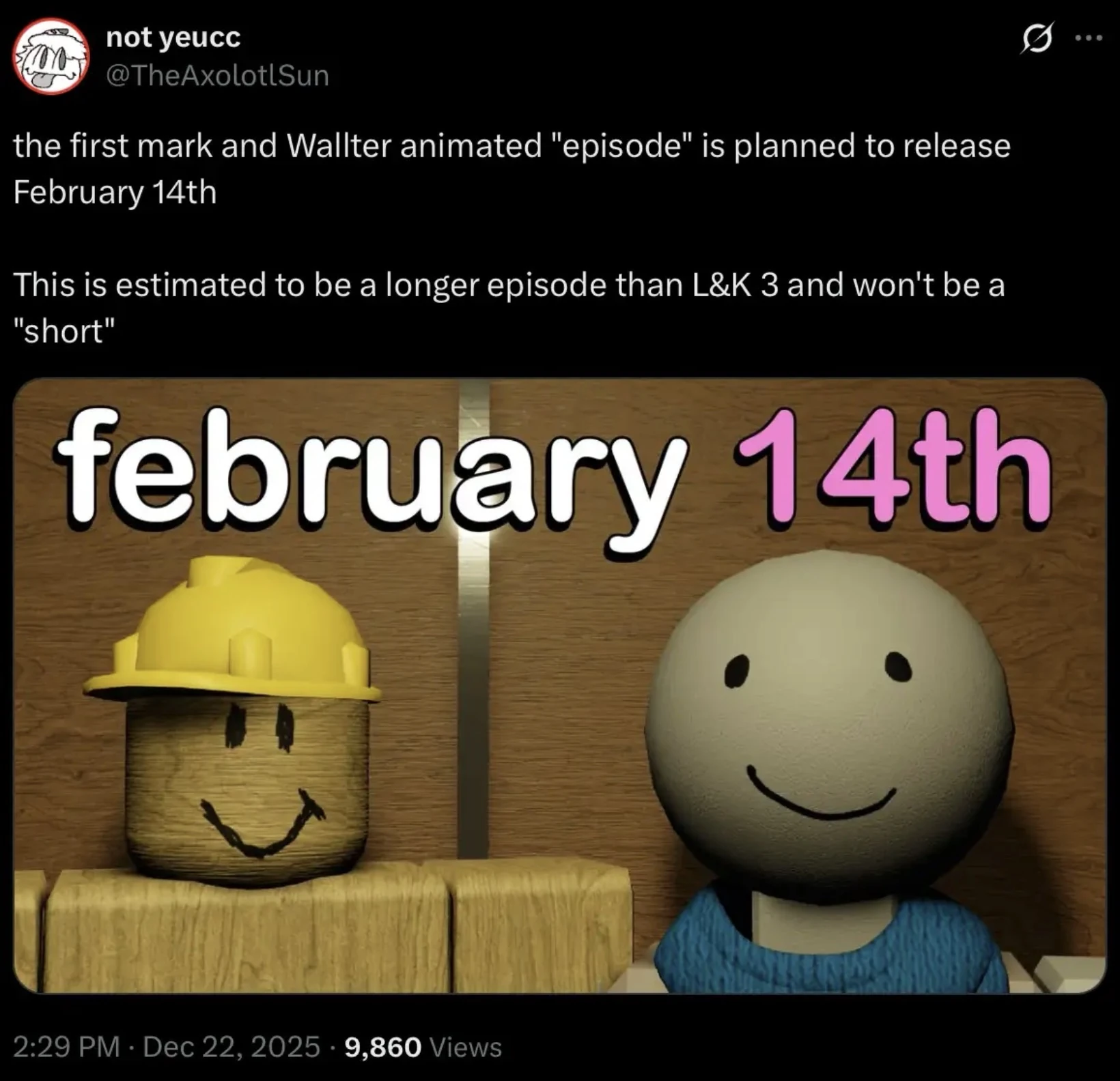 IM SO HYPED FOR THE MWRK AND WALLTER EPISODE THING AAHHASHEDH | Fandom