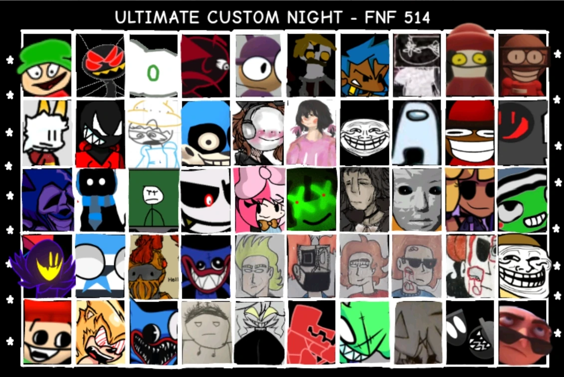 Ultimate Custom Night: Funky Edition (just send ocs or fnf characters ...