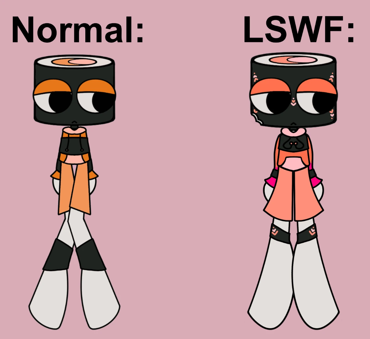 Made LSWF designs for Susho and Lyo bc I redesigned them recently n ...