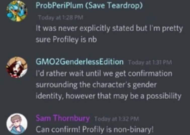 4 the ppl who think Price Tag Winner and Profily r not nonbianary look ...