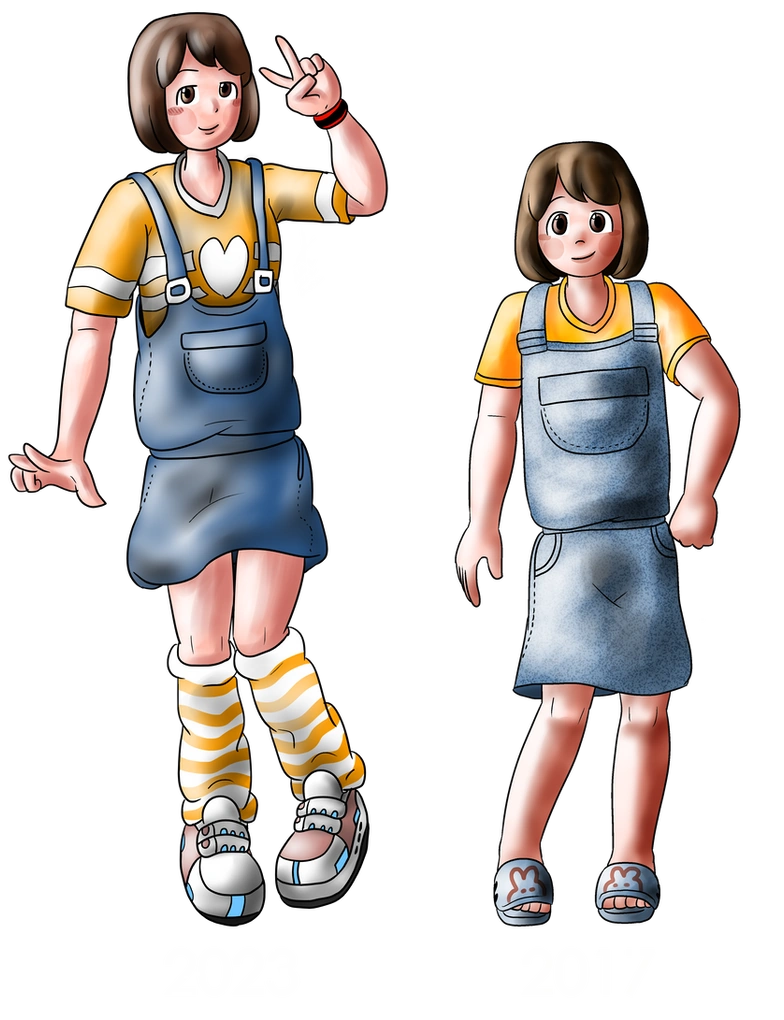 Just drew a tentative 2023 new clothing for Ursula (non-WSR version Mii ...