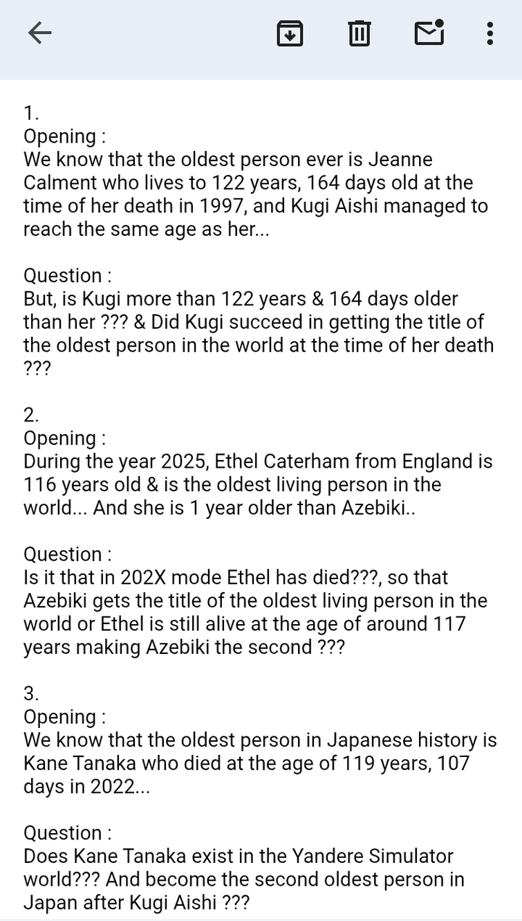 Kugi Equivalent to Jeanne Calment 💀 | Fandom