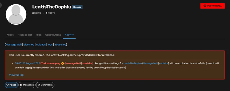 can someone ban this guy thanks | Fandom