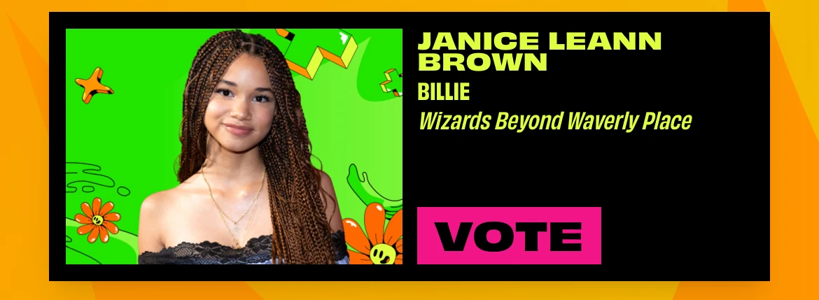 Janice LeAnn Brown in Nickelodeon kids’ choice awards | Fandom