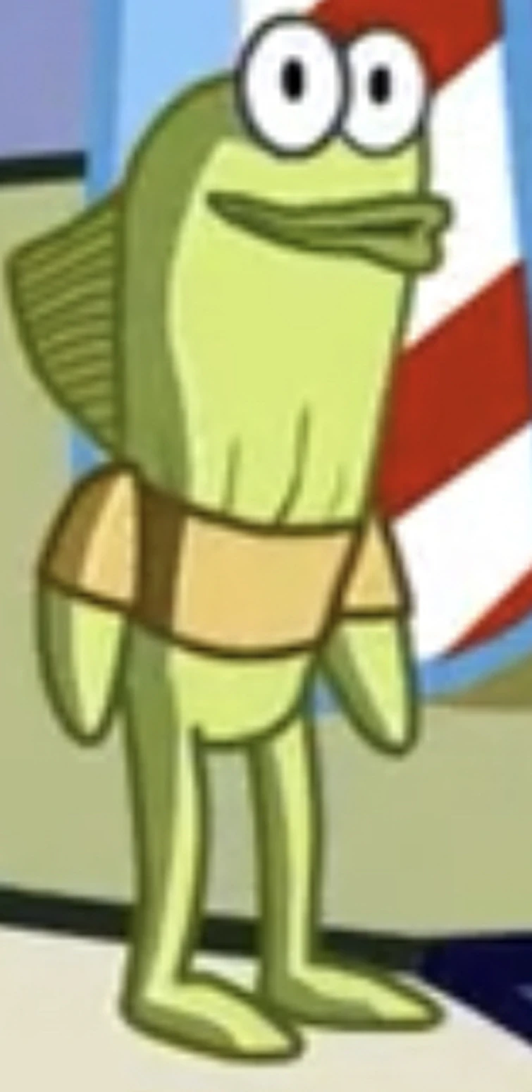 Is this background fish in the show, or is he exclusive to SpongeBob ...