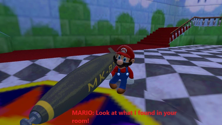 This is what happens when you let Mario have his privacy. | Fandom