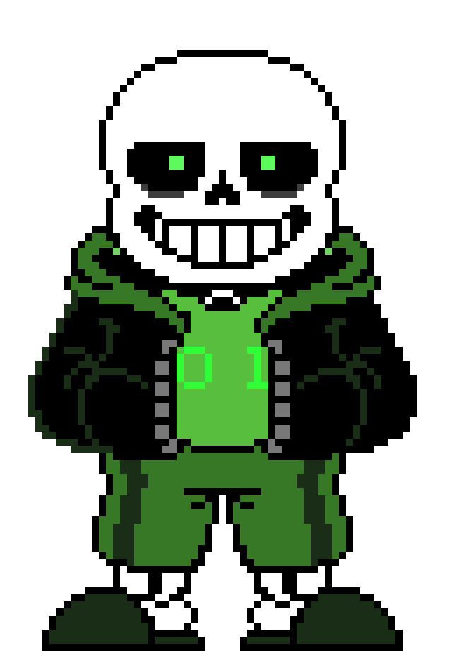 Canon CyberTale Sans sprite (Credit to flambeworm370 for original ...