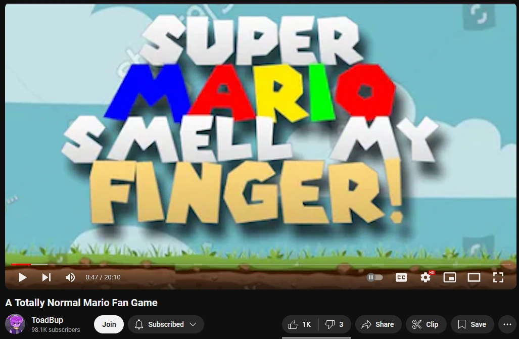 From the latest ToadBup video. | Fandom