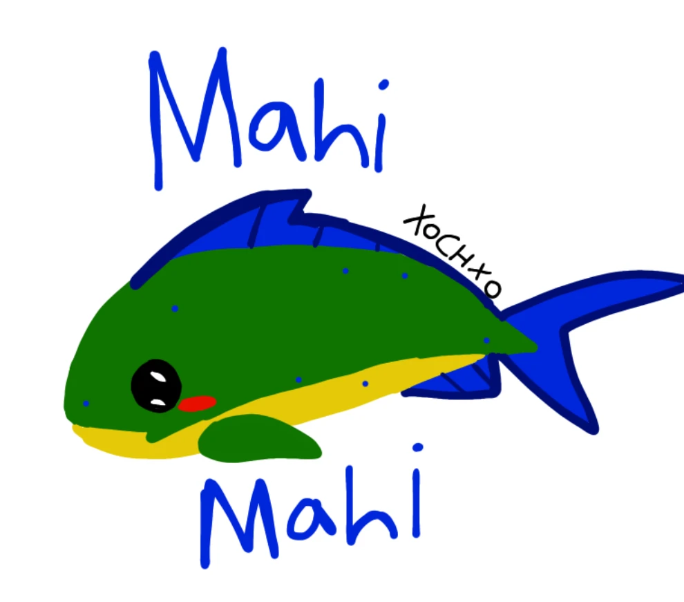 Mahi Mahi drawing | Fandom