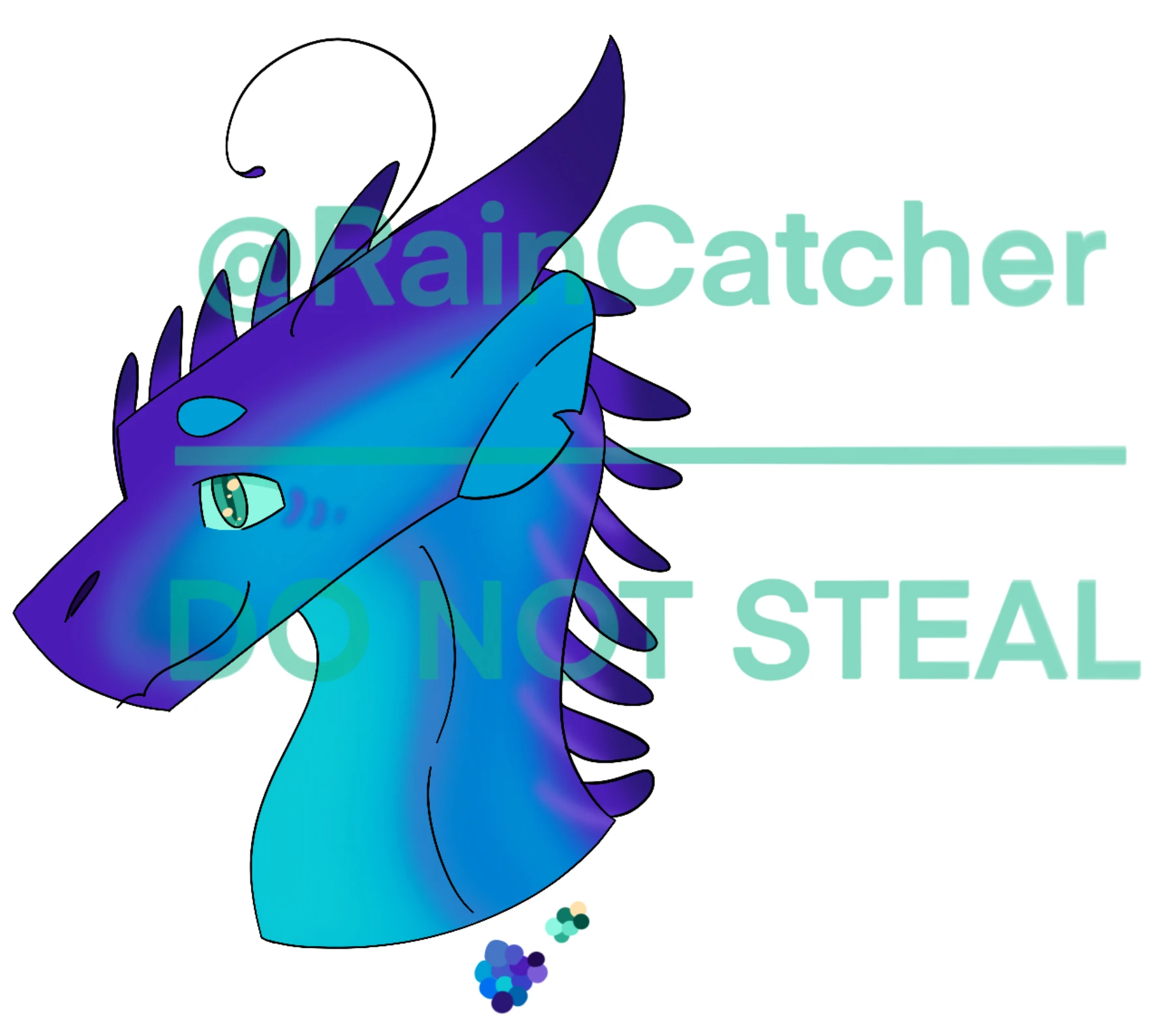 Drawing WoF protags (ARC 3) pt. 1: Blue! (Comments/upvotes appreciated ...