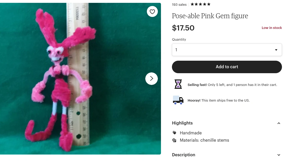 Pose-able Pink Gem figure | Fandom