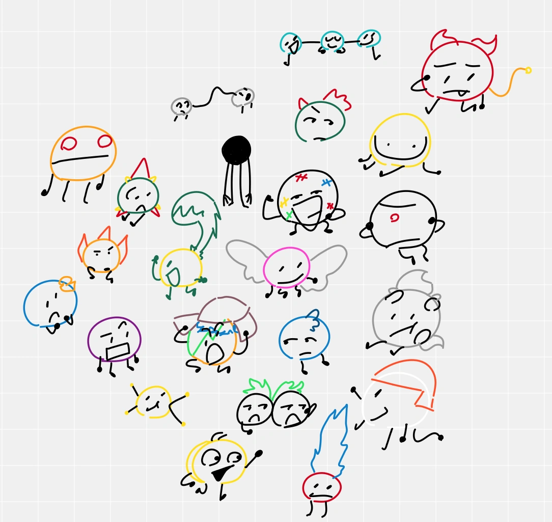 Every single one of my circle/circular ocs | Fandom