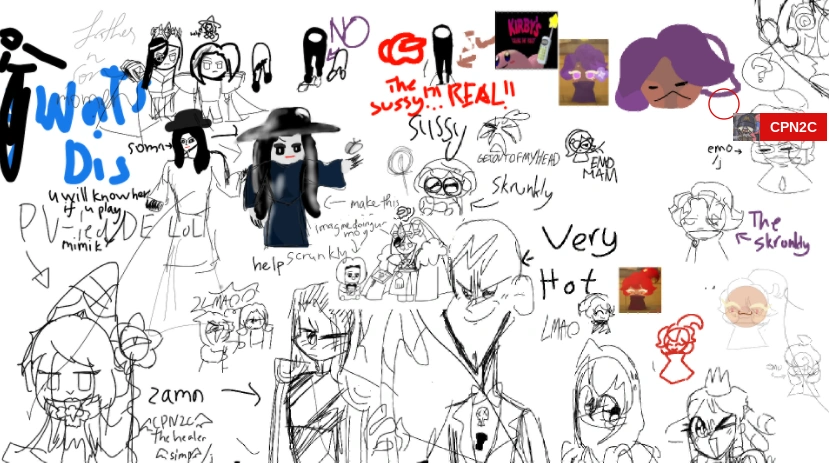 An almost filled Magma Studio canvas, thanks for joining. | Fandom