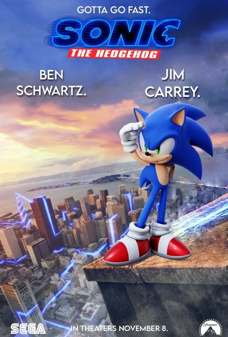 If the Sonic Movie was like the Mario Movie and it was CGI animated by ...