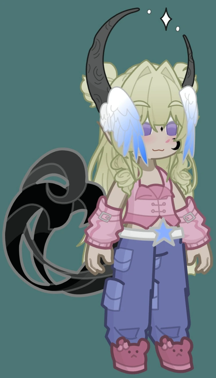 designing your ocs in my style (includes the watermark + mirror effect ...