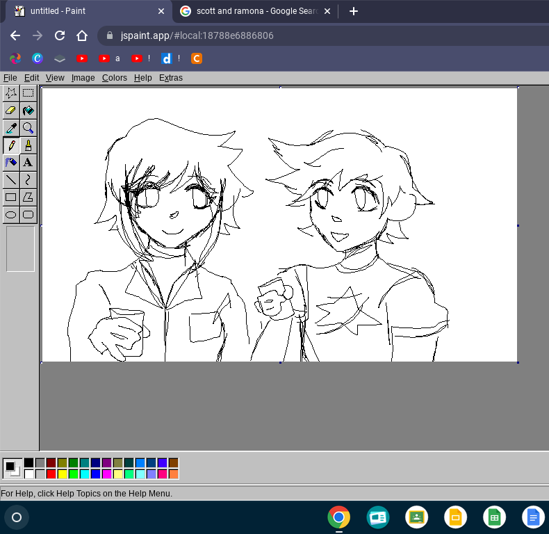 scamona doodle on jspaint ?!!!!! | Fandom