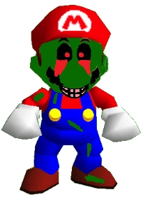 Mario as a zombie in Super Mario 64 | Fandom