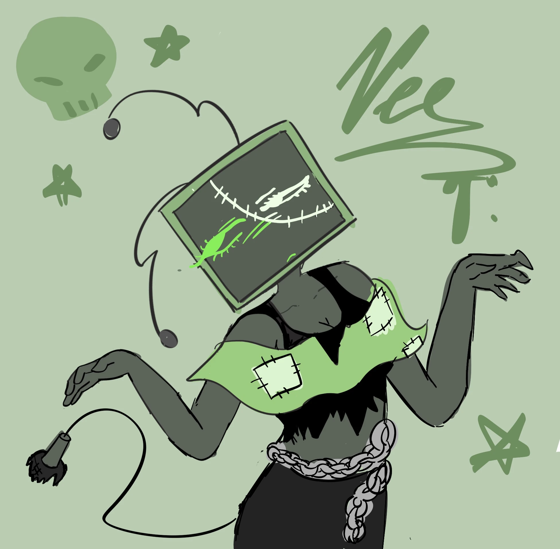 zapped vee art yayy | Fandom