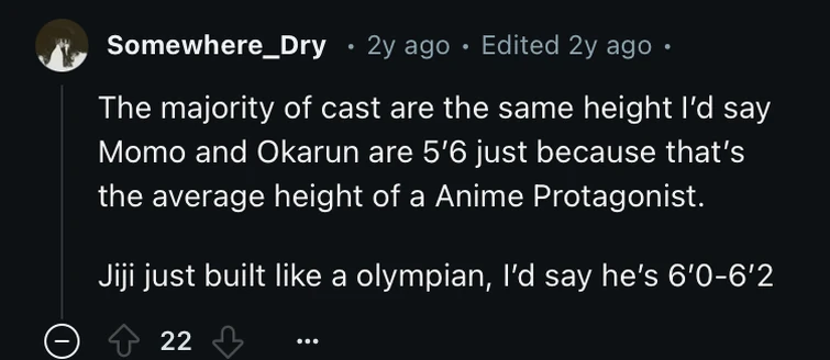 wanted to make a joke about okarun being short… but i was wrong ...