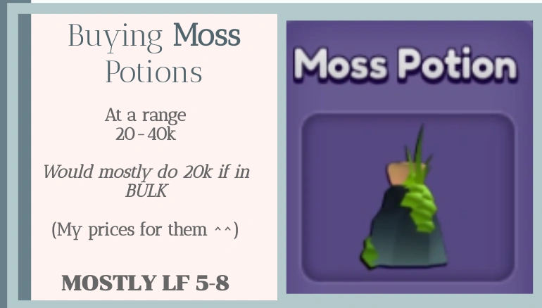 buying Moss potions | Fandom