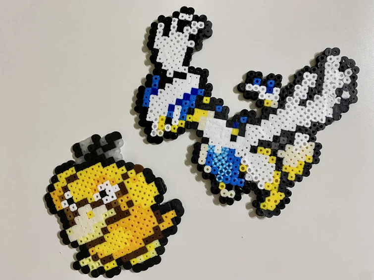 Lugia and Psyduck Perler Bead Thing! | Fandom