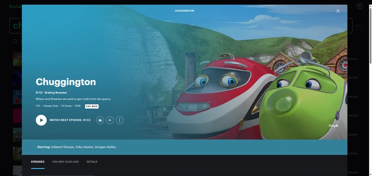 Chuggington is leaving both Hulu and Disney+ on monday in the US | Fandom