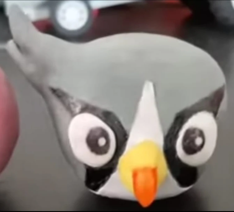 Silver clay figure from Angry Birds 2 by GerardtheRedBird | Fandom