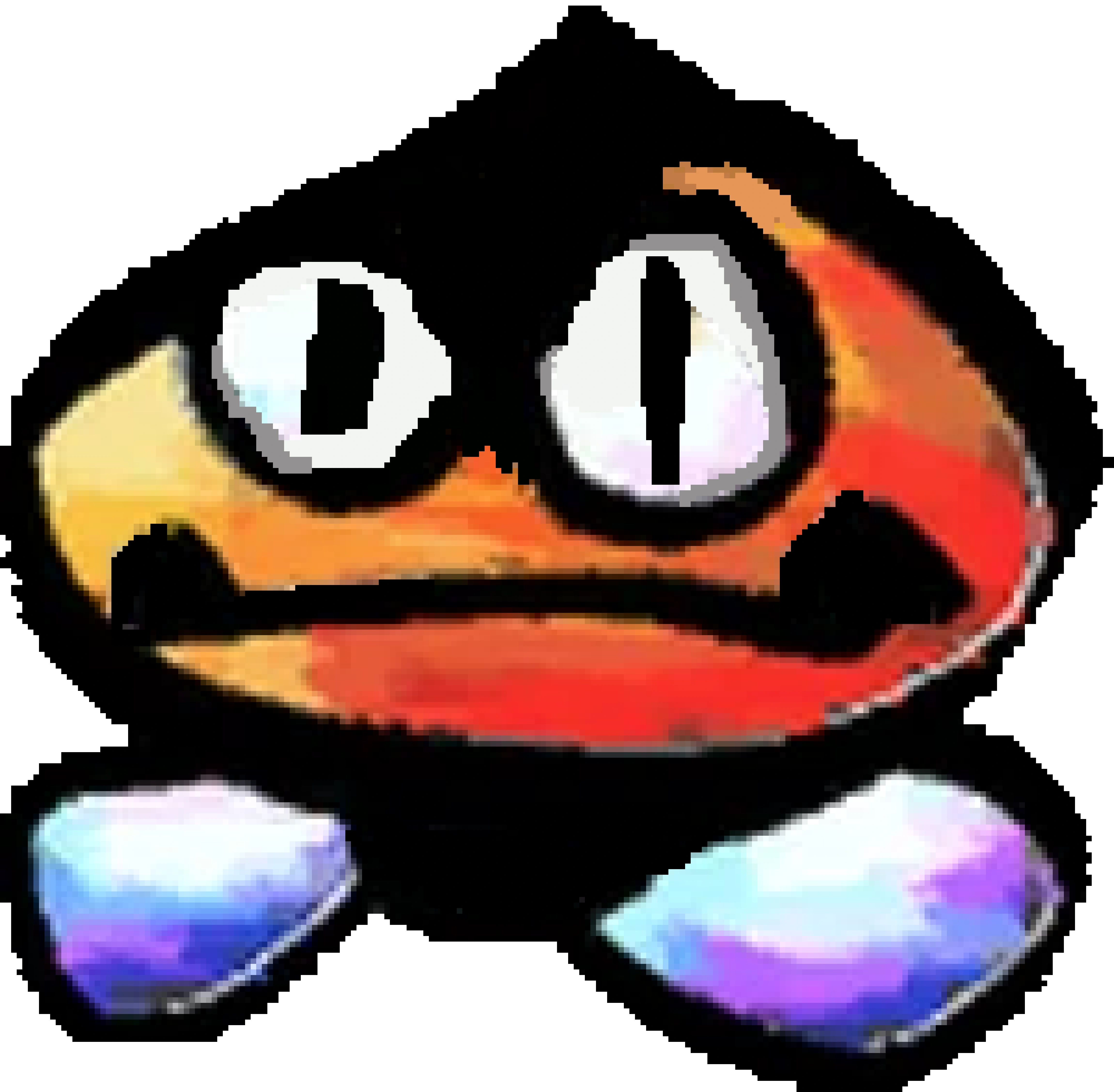 Kug (the unused enemy from Super Mario Sunshine) if he was a horrorbrew ...