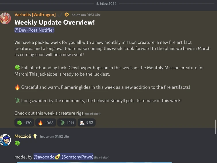 So uhh somebody please tell me about the news of this weeks update | Fandom