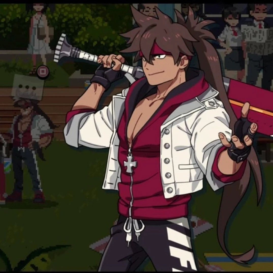 Much to my utter shock that Sol Badguy was in a crossover with River ...