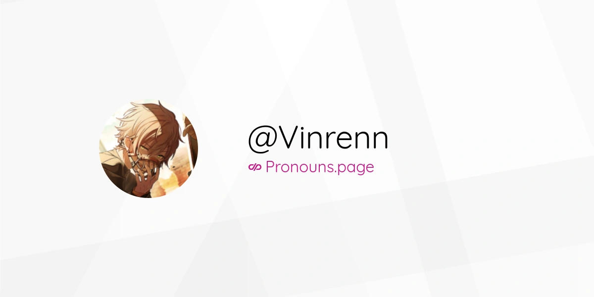 No way guess who has a pronouns page now | Fandom