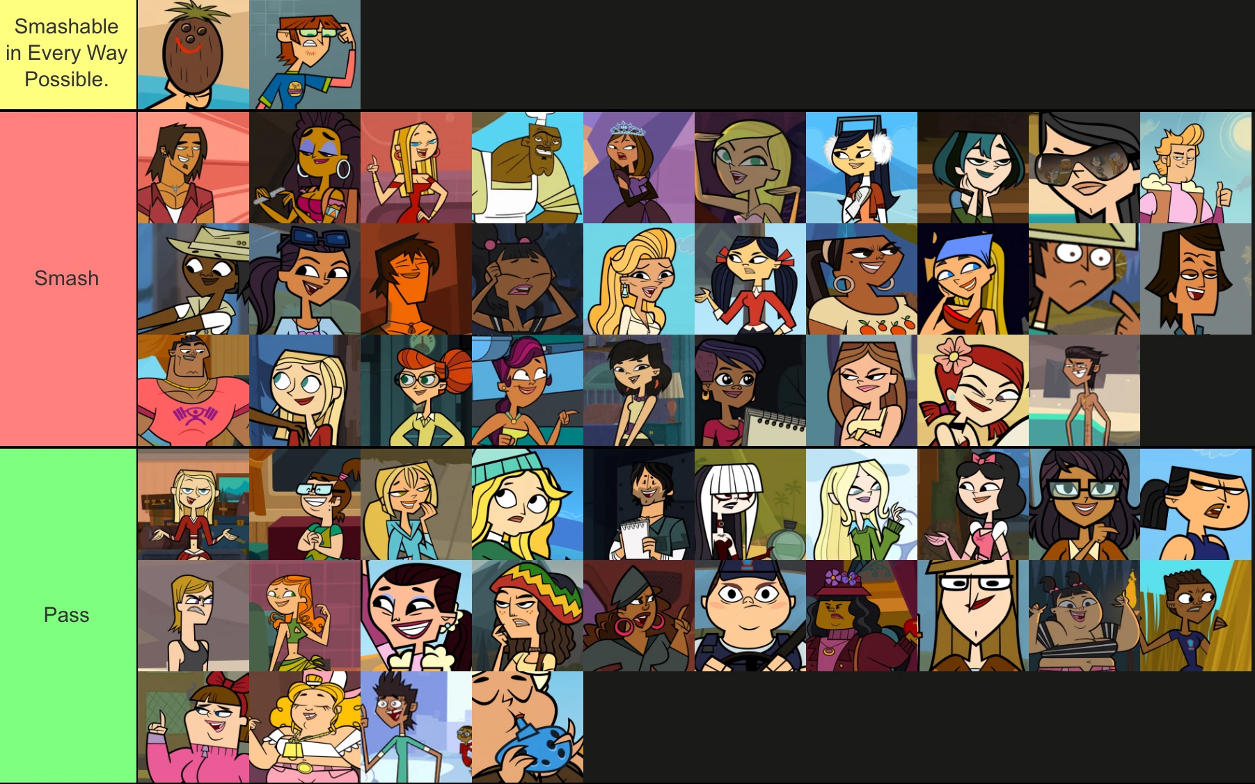 Total Drama: Smash or Pass | Fandom