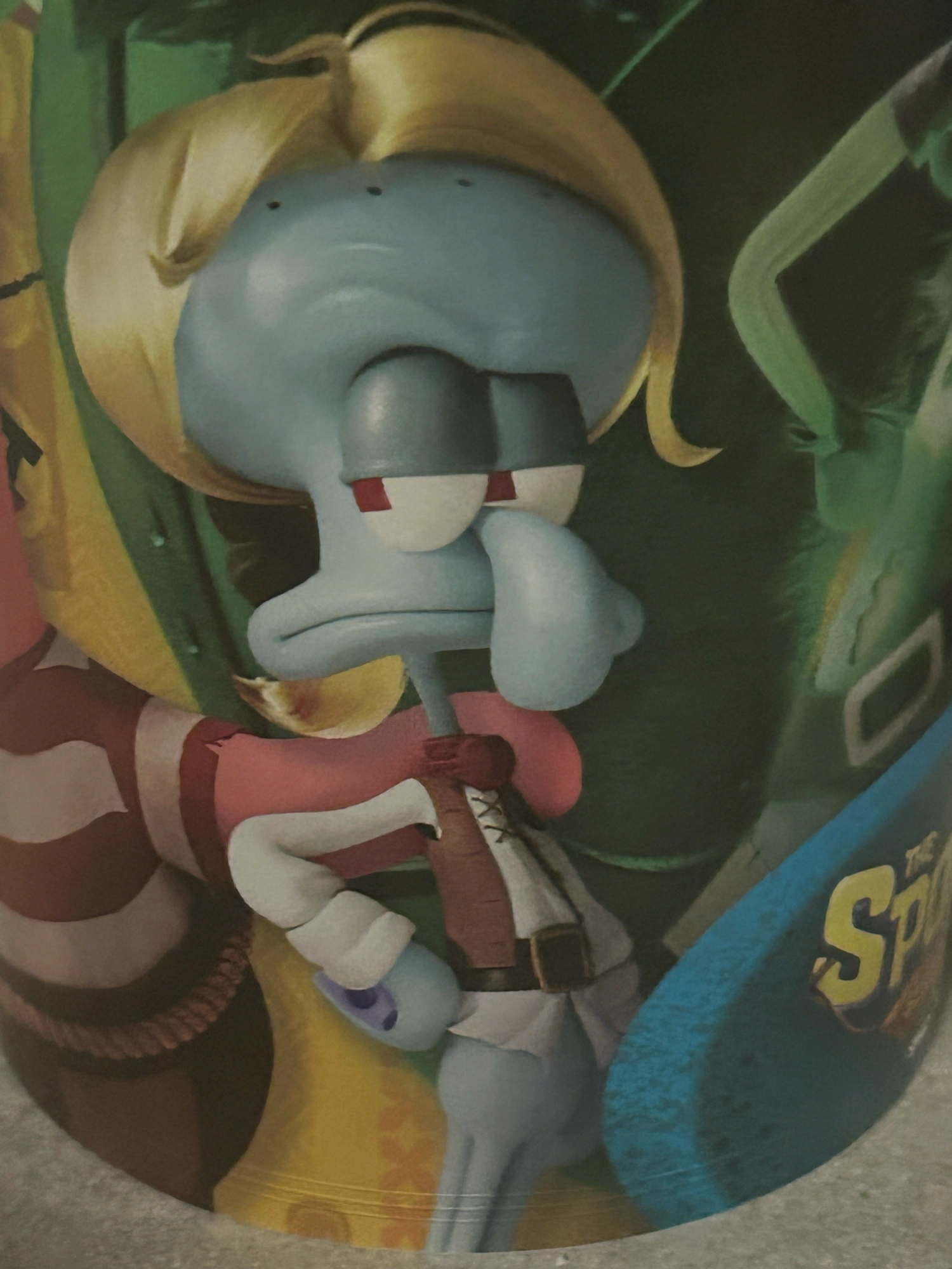 Pirate squidward in a cup | Fandom