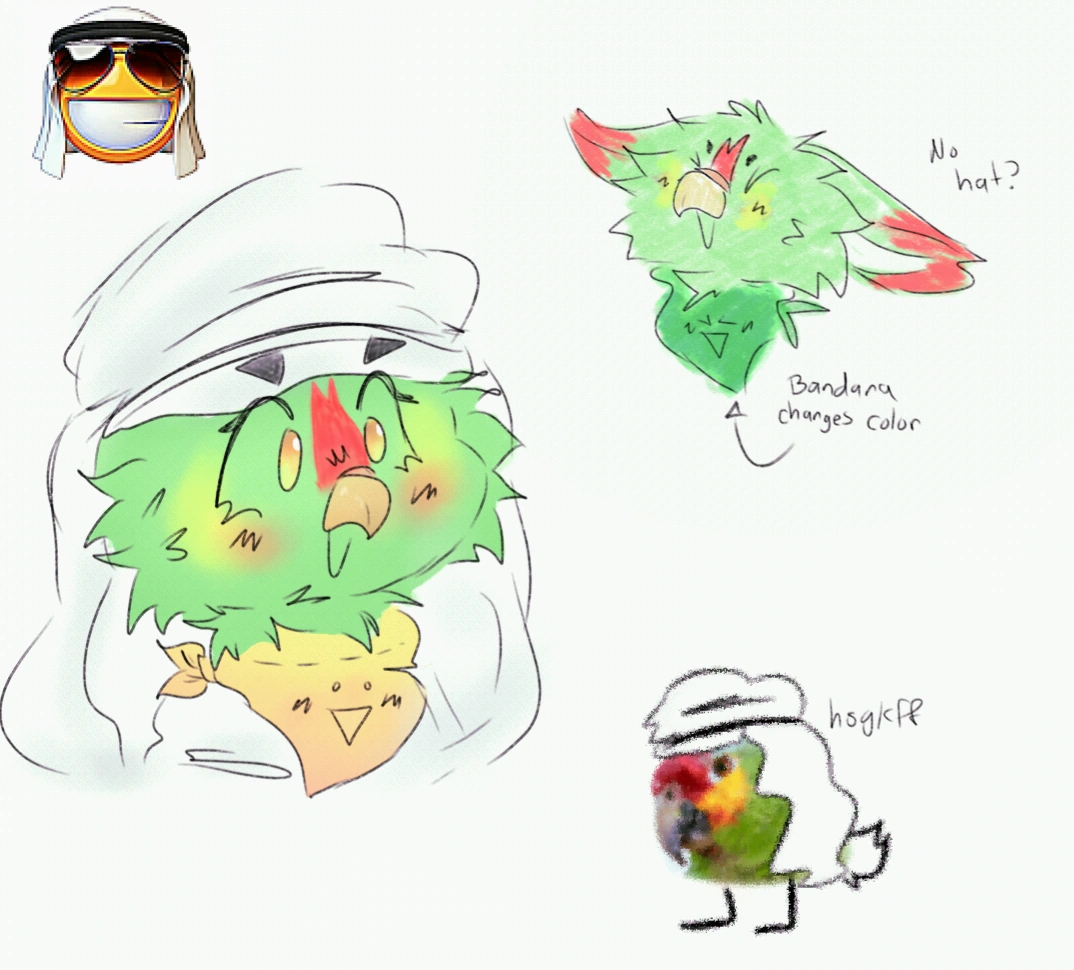 hehe arab avocado birby (sketchhh a) | Fandom