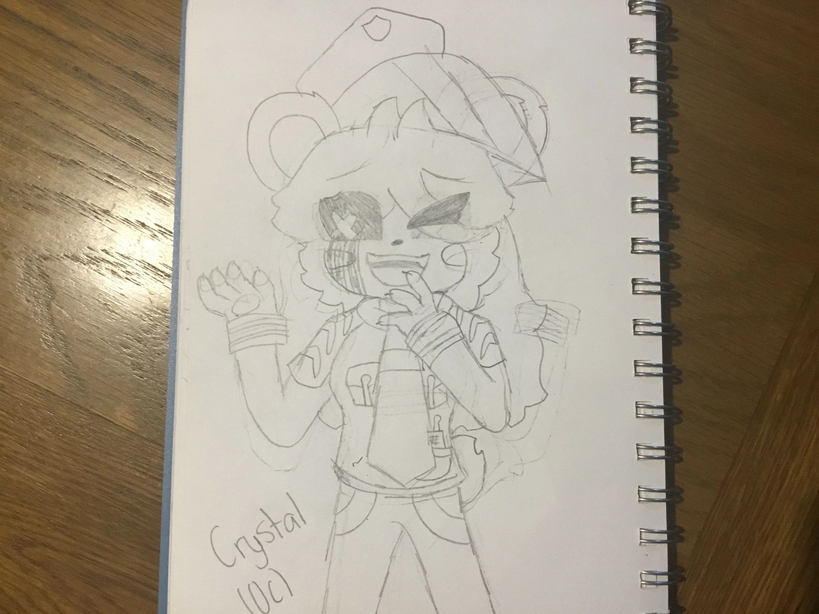 Random piggy art part 4: Crystal (my oc) (lazy, no colour) | Fandom