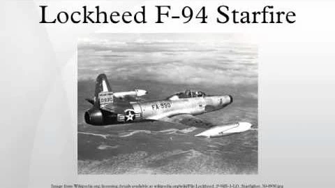 Lockheed F-94 Starfire | 1945-1991: Cold War world Wiki | Fandom