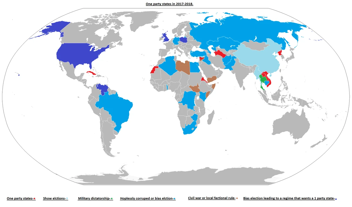 One-party state | 1945-1991: Cold War world Wiki | Fandom