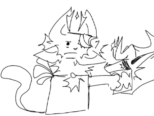 there is a problem biting his hand | Fandom