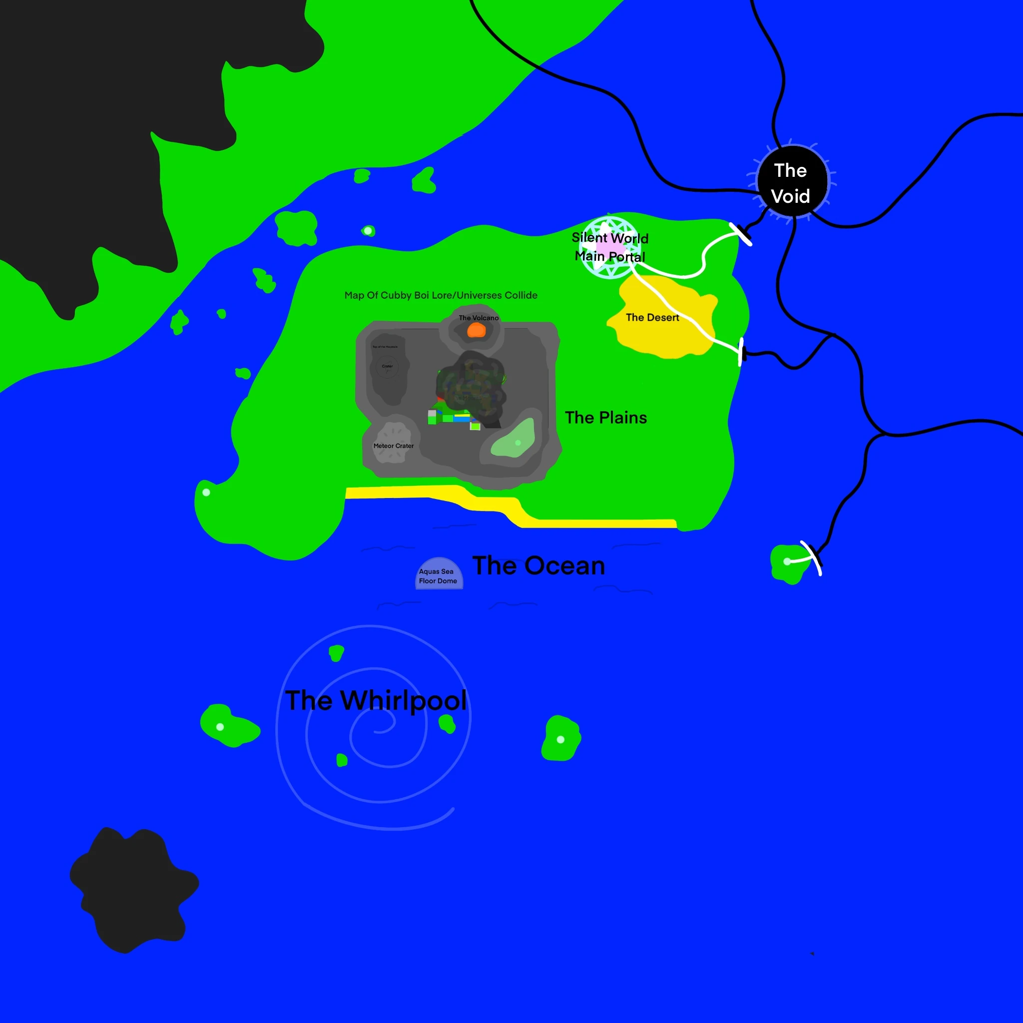 Cubby Boi Lore/Universes Collide Map Update | Fandom