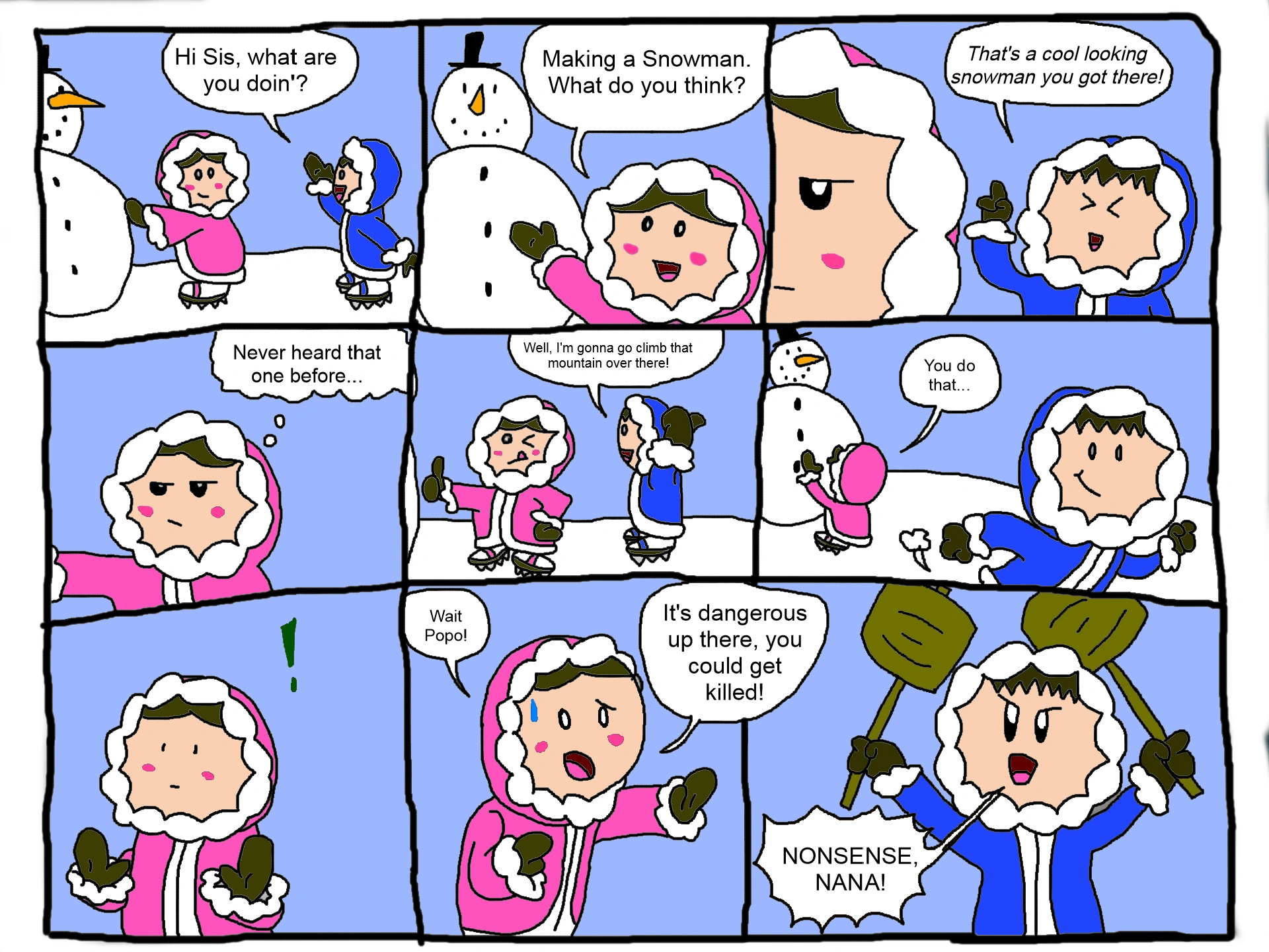 Ice Climber Comic | Fandom