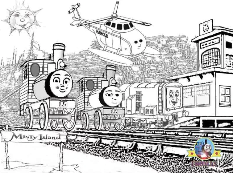 Looking at the Thomas bootleg colouring pages. | Fandom