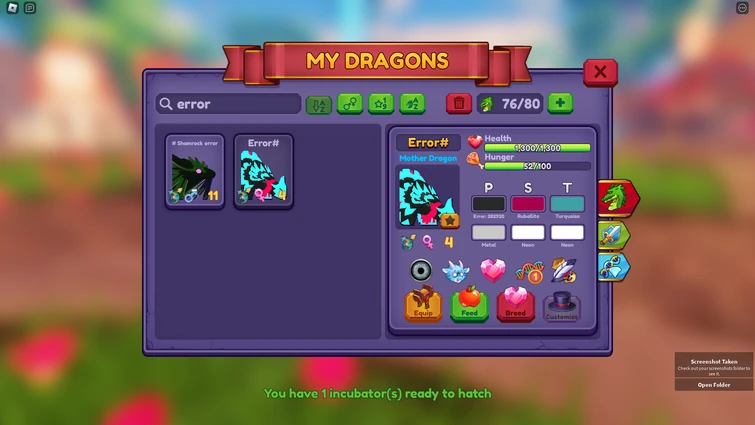 Selling 2 error dragons | Fandom
