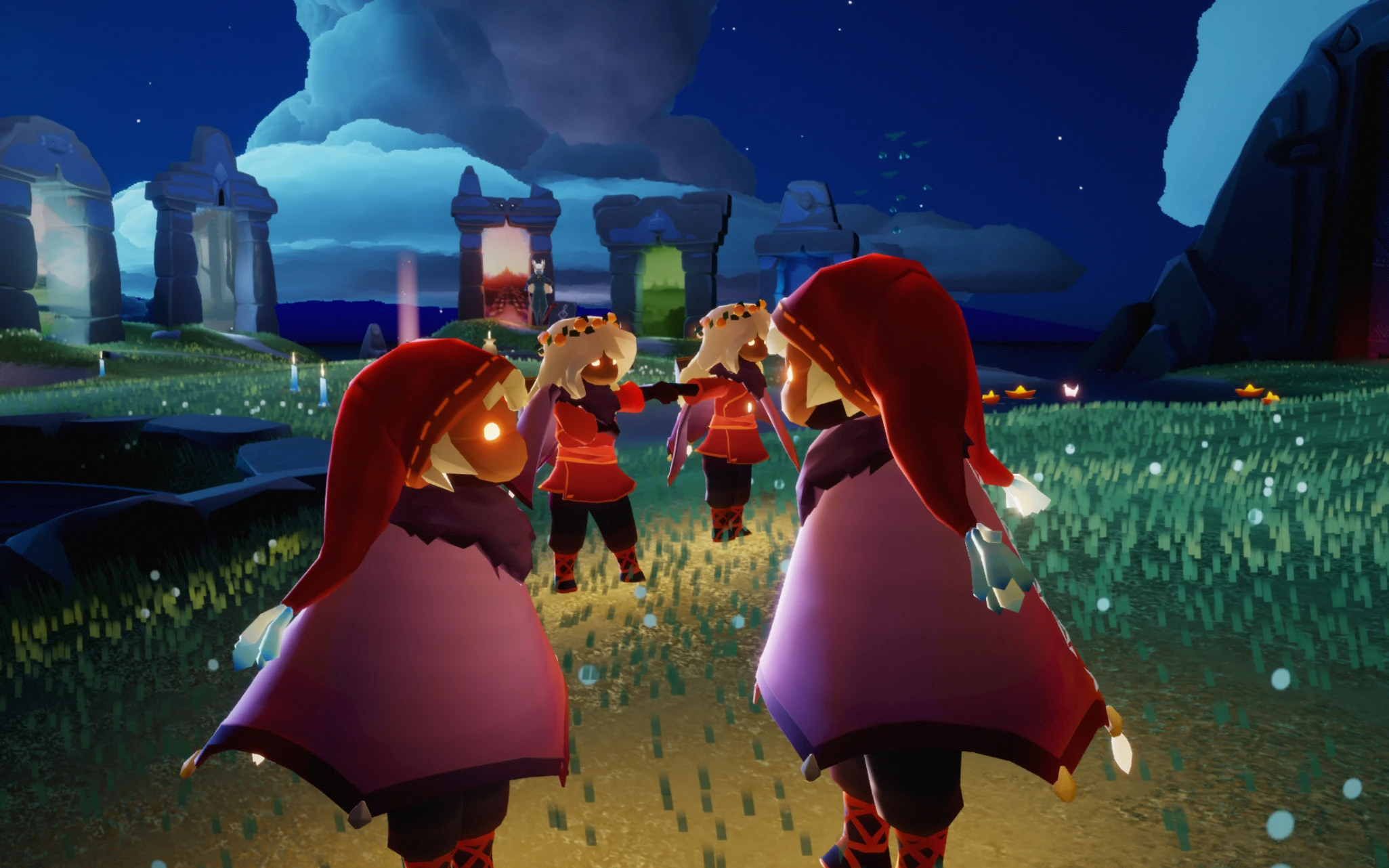 Solo during the day and chill squad cr in the evening 👌